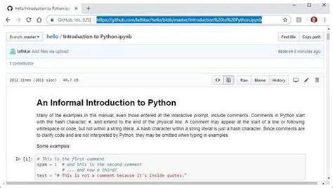 使用github和nbviewer