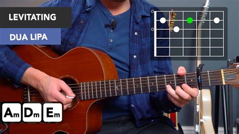 Play Levitating By Dua Lipa W 3 Easy Beginner Chords Guitar