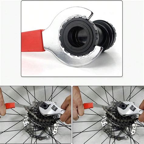3 In 1 Bicycle Bottom Bracket Tool Freewheel Remover And Chain Whip