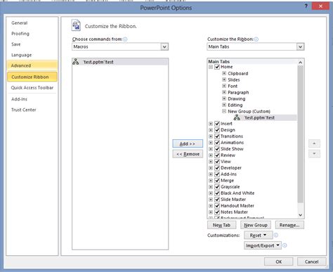 Vba How To Record Macro In Powerpoint 2013 Stack Overflow