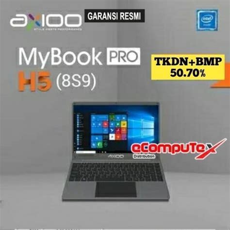 Jual LAPTOP AXIOO MYBOOK PRO H S I RAM GB TB FHD RESMI Kota Makassar ECompuTex
