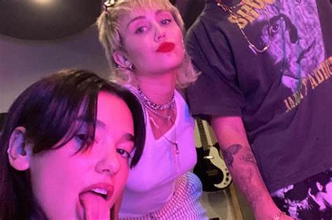 Theyre In For A Treat Dua Lipa And Miley Cyrus Tease Duet