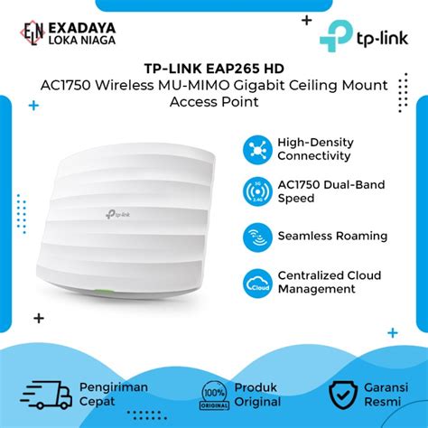 Jual Tp Link Eap Hd Ac Wireless Gigabit Ceiling Mount Access Point Jakarta Pusat