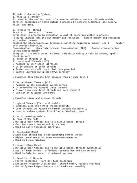 threads in operating systems pdf thread computing process