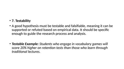 Formulating Hypotheses For Researchpptx