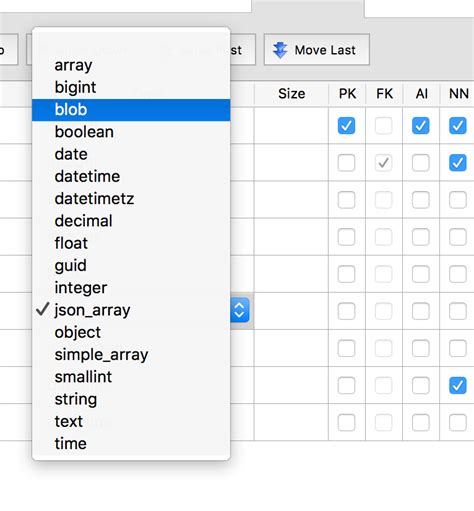 [fixed] json datatype for doctrine2 skipper support site