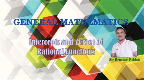 INTERCEPTS OF RATIONAL FUNCTION I X INTERCEPTS I Y INTERCEPTS I RATIONAL FUNCTION I ZEROS YouTube