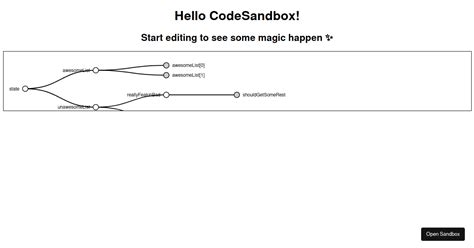 D3 State Visualizer Examples Codesandbox