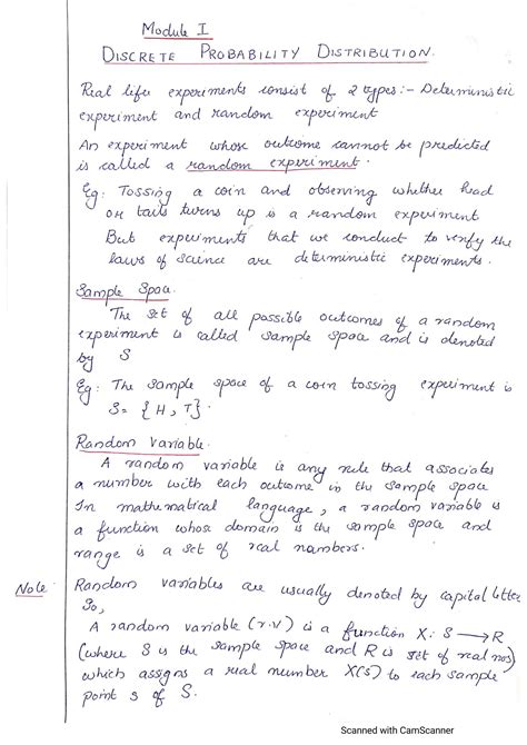 SOLUTION Ktu Discrete Probability Distribution Studypool