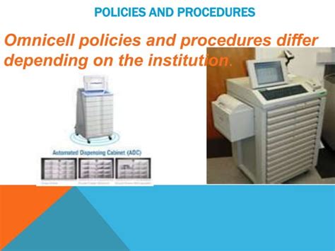 Omnicell Pptx Healthcare Industry Industries