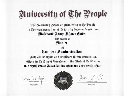 Mahmoud Ouda Mba On Linkedin Universityofthepeople Wifesupport