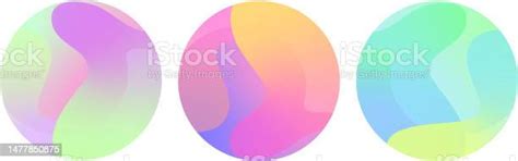 격리된 파스텔 색상 팔레트가 있는 그라디언트 원의 수채화 브러시 샘플 세트 0명에 대한 스톡 벡터 아트 및 기타 이미지 0명 그라데이션 그런지 이미지 기법 Istock