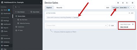 Dataset KPIs Intrafocus