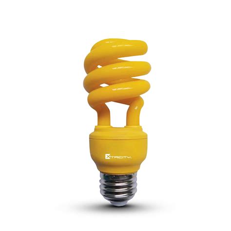 Xtricity Energy Saver Anti Bug Outdoor Lamp 13w Cfl Spiral Yellow