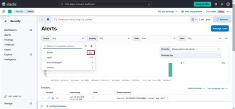 Security Solution Enhancement The Count Of Exist Filter Should Be