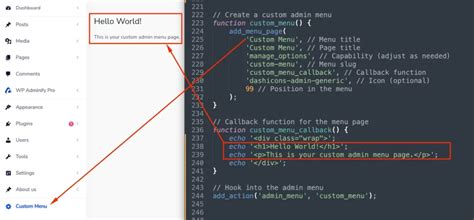 How To Add Menu In Wordpress Admin Dashboard