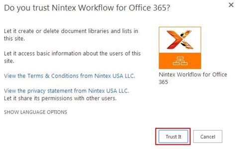 Install Nintex Workflow In Sharepoint 2013 Online