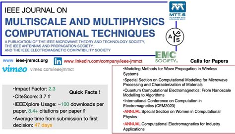 ieee journal on multiscale and multiphysics computational techniques posted on linkedin