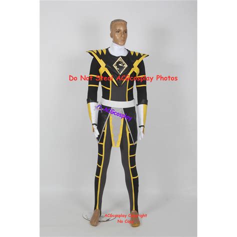 Mortal Combat Ranger Yellow Ranger Cosplay Costume And Cosplay Boots Shoes