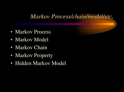 PPT Markov Models And Simulations PowerPoint Presentation Free
