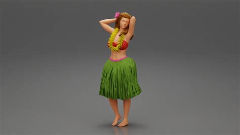 3d File Hula Girl Dancing 👧・3d Printer Design To Download・cults