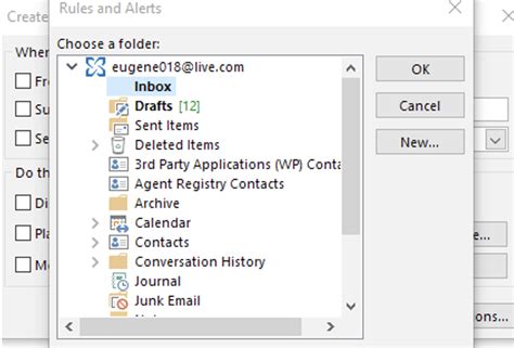 Organize Outlook Folders Automatically Into Specific Folders