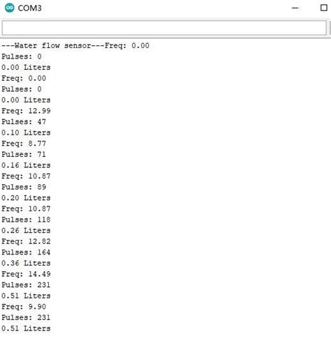 Make A Water Flow Sensor Module With Arduino
