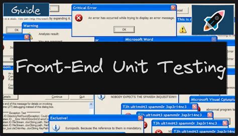 Essential Guide To Front End Unit Testing For Developers By Choco Medium