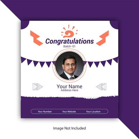 Premium Vector Social Media Post Design Template