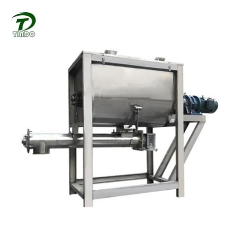 Horizontal Ribbon Blender Mixer Powder Mixing Machine 100 Kg Stainless Steel Double Helical
