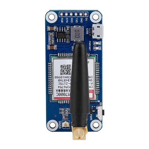 carte d extension sim7000c nb iot emtc edge gprs gnss pour raspberry pi