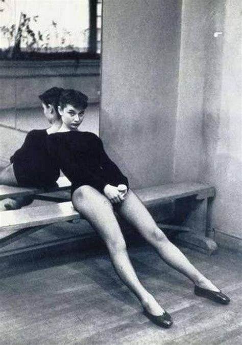 Audrey Hepburn Taking A Break From Dancing Photograph By Ben Ross