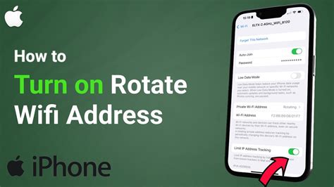How To Turn On Rotate WiFi Address On IPhone Boost Privacy YouTube