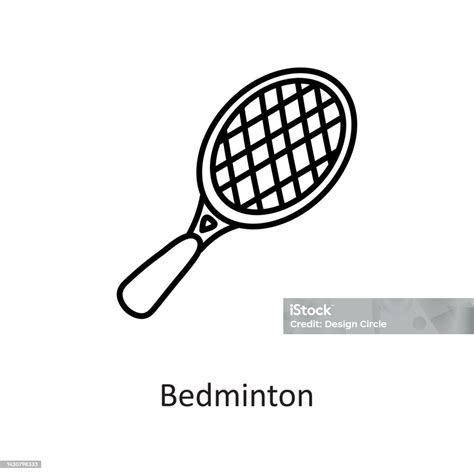 배드민턴 벡터 개요 아이콘 디자인 그림 흰색 배경 Eps 10 파일에 운동 기호 근육에 대한 스톡 벡터 아트 및 기타 이미지 근육 날씬한 남자 Istock
