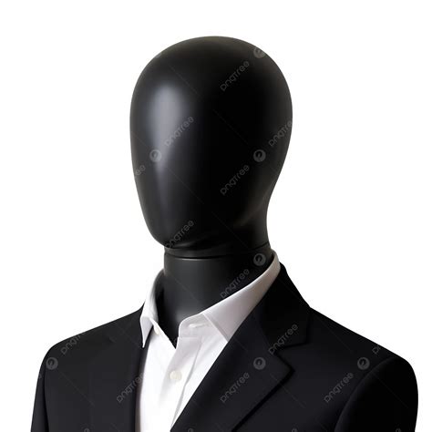 배경에 맞는 정장과 흰색 셔츠에 검은 마네킹 남성 패션 디자이너 전문가 Png 일러스트 및 이미지 에 대한 무료 다운로드 Pngtree