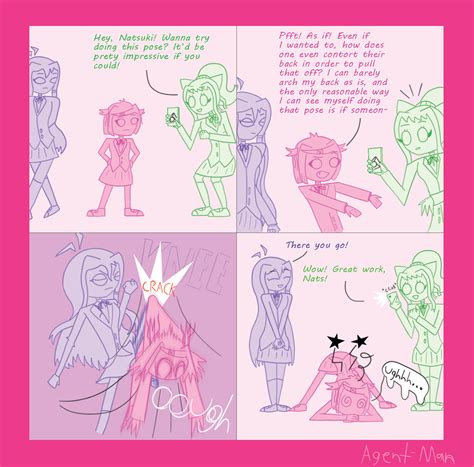 Natsuki Does The Jack O Pose Sorta By Me Rddlc