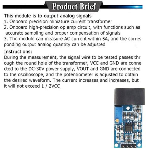 Zmct103c Precision Current Sensor Pinout Features 58 Off