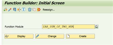 Understanding The Tabs Of A Function Module