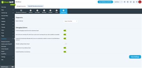 Wordfence Integration Mainwp Wordpress Management