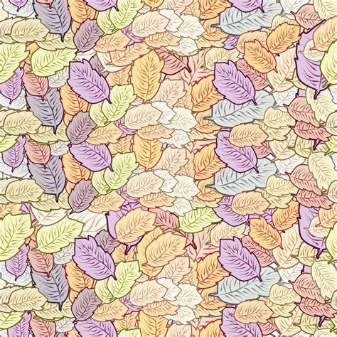 Seamless Texture With Leaves Stock Vector Illustration Of Fantastic Leaf 27168738