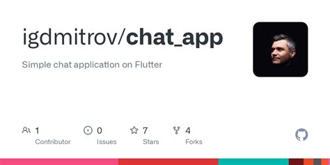 Github Igdmitrovchatapp Simple Chat Application On Flutter