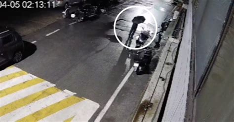 복면 쓰고 오토바이 6대 제동장치 ‘싹둑사고로 운전자 부상