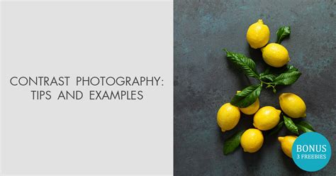 Photography Contrast Examples