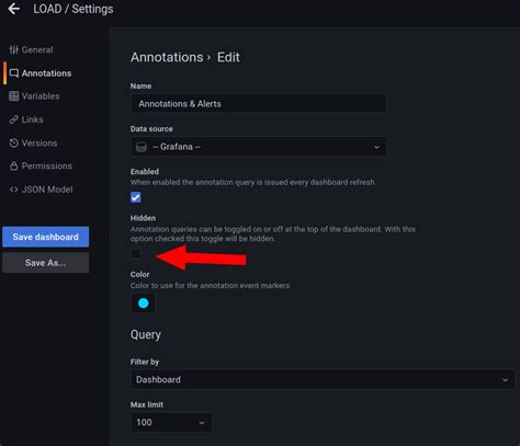 Option To Toggle Showing Annotations In A Graph · Grafana Grafana · Discussion 43631 · Github