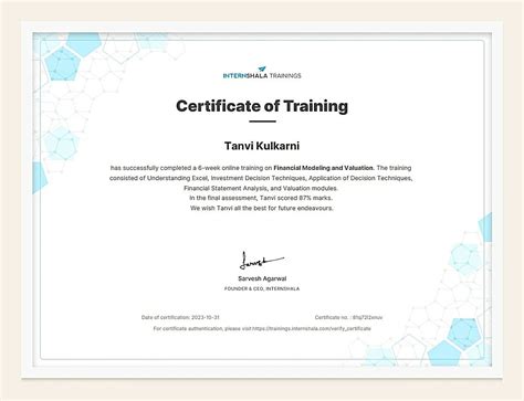 Financialmodeling Valuation Professionaldevelopment Tanvi Kulkarni