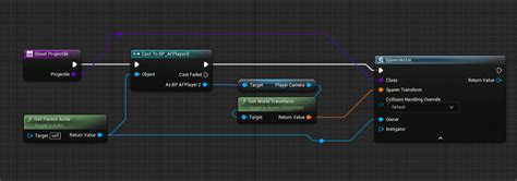 projectile pushing fps player despite being told to ignore r unrealengine