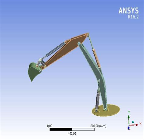 Figure 1 From Analysis Of Rigid Body Dynamic Excavator Crane Arm For Safety Use In Mining And