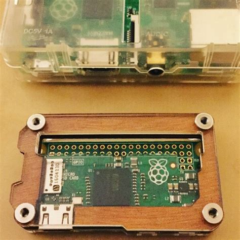 C4labs Zebra Zero For Raspberry Pi Zerozero W Wood Gpio Access Etsy