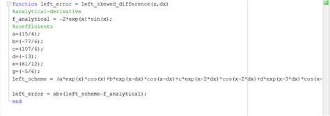 Week 3 Taylor Table Method And Matlab Code Skill Lync