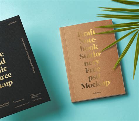 Psd Notebook Mockup Set Vol 3 Pixeden Club
